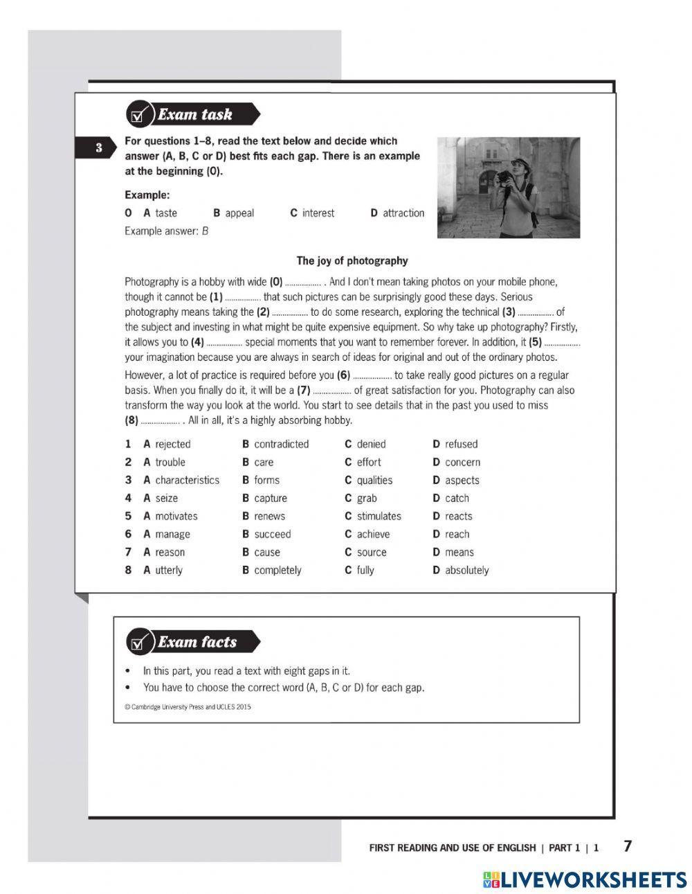 Cambridge-engli… | Free Interactive Worksheets | 2117569