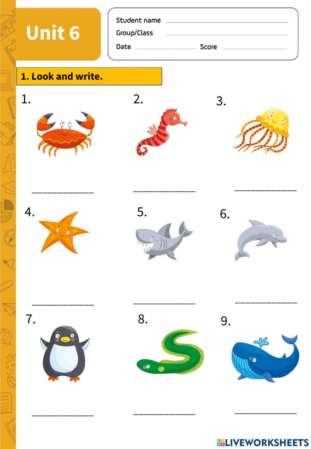 2118128 | Unit 6: See animals. | academystars