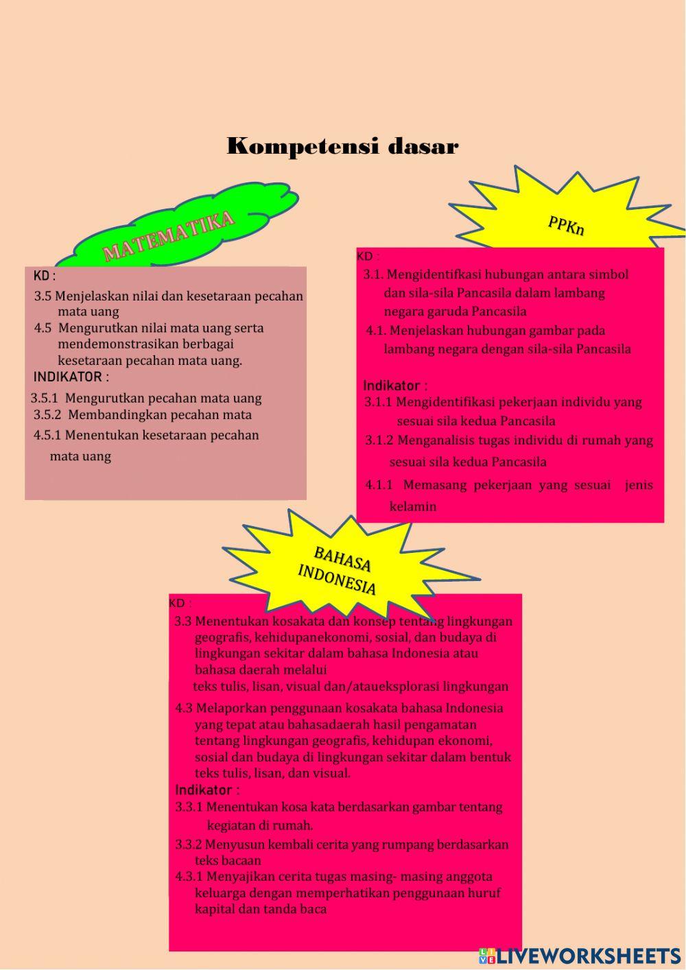 Mtk online activity for 2 | Live Worksheets