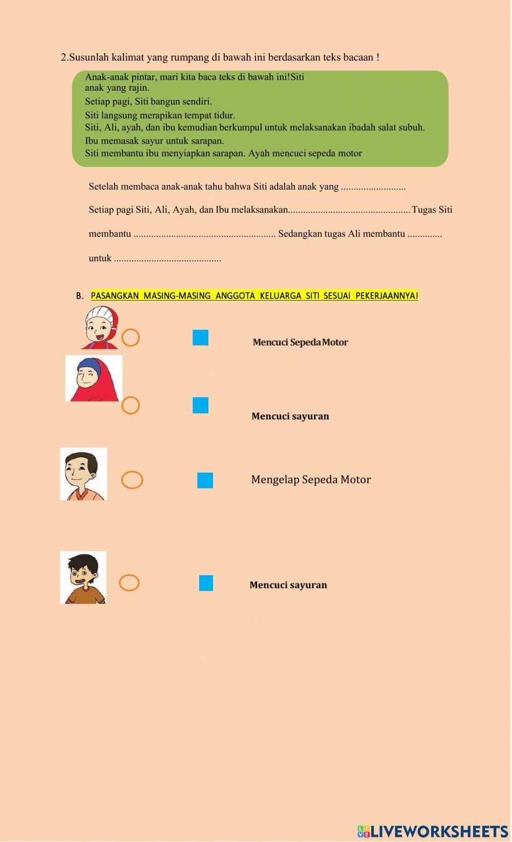 Mtk online activity for 2 | Live Worksheets