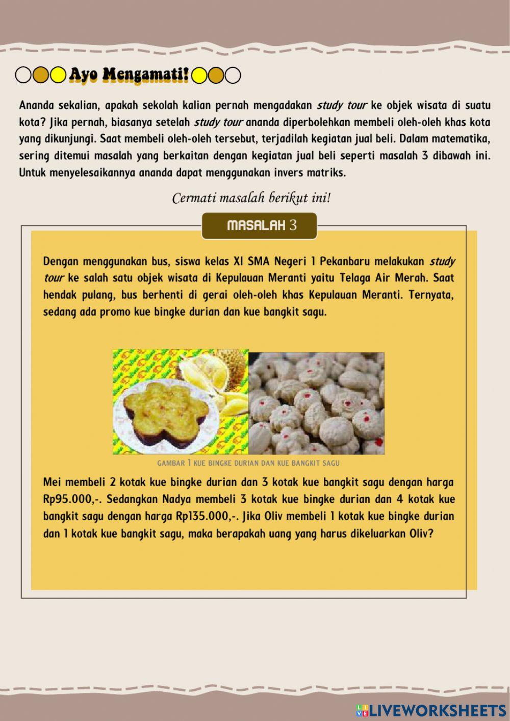 E-LKPD-3 INVERS… | Free Interactive Worksheets | 2120071