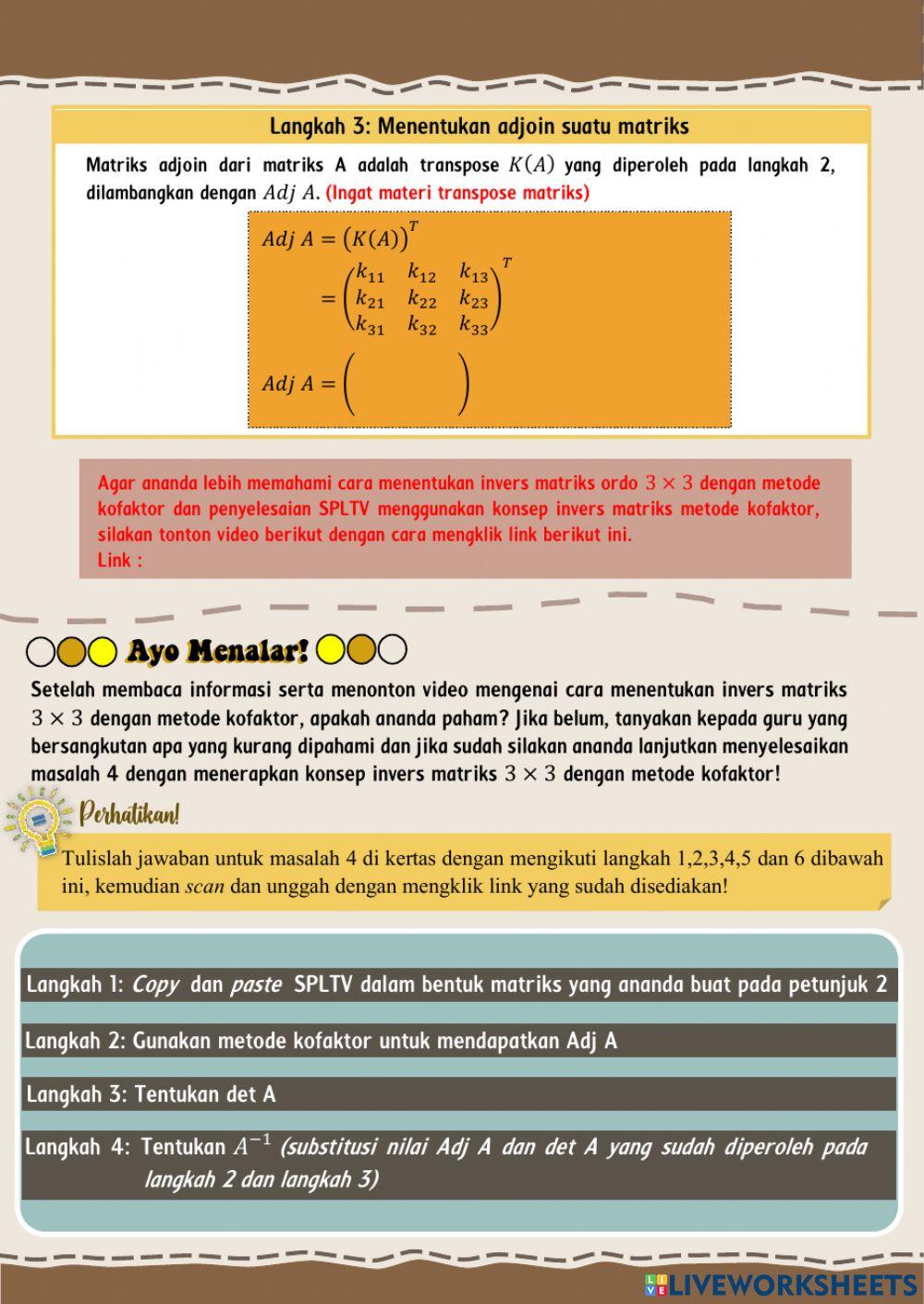 E-LKPD-4 INVERS… | Free Interactive Worksheets | 2120075