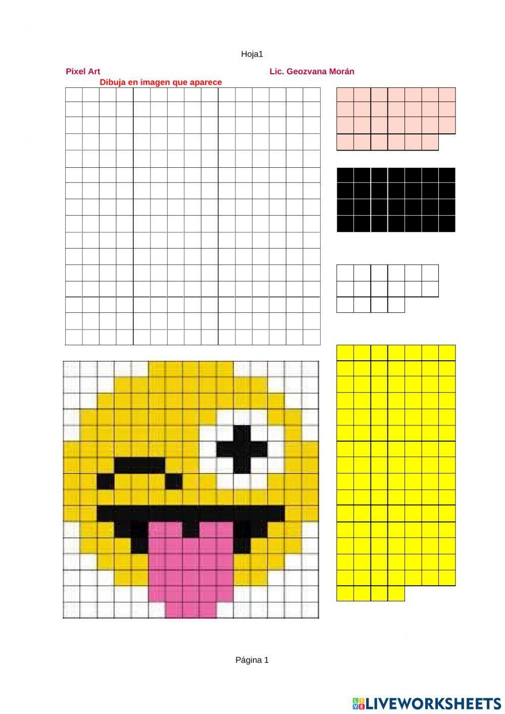 2118618 | Pixel Art | Geozvana Moran | LiveWorksheets