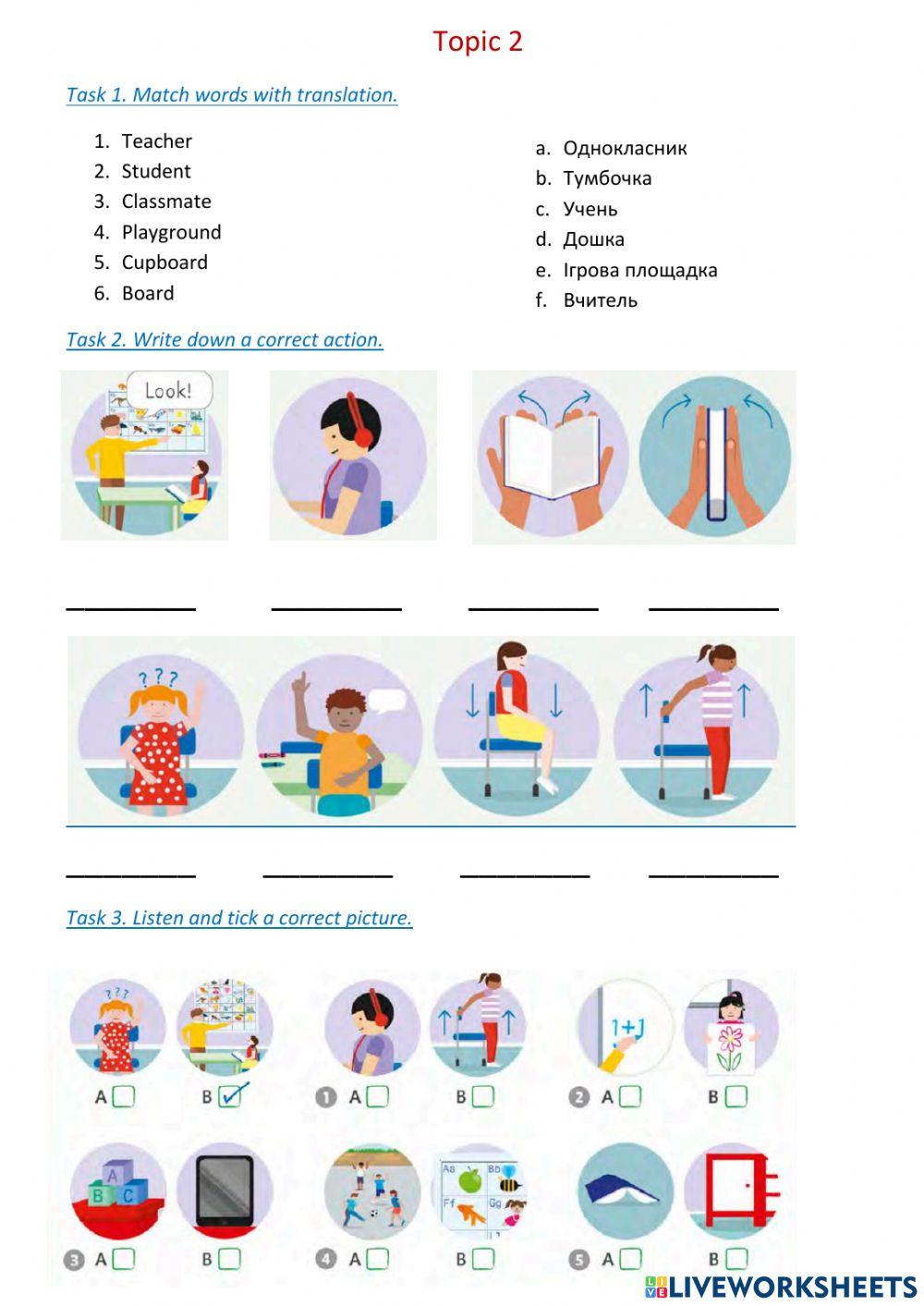 Test Unit 1-4 English for everyone worksheet | Live Worksheets