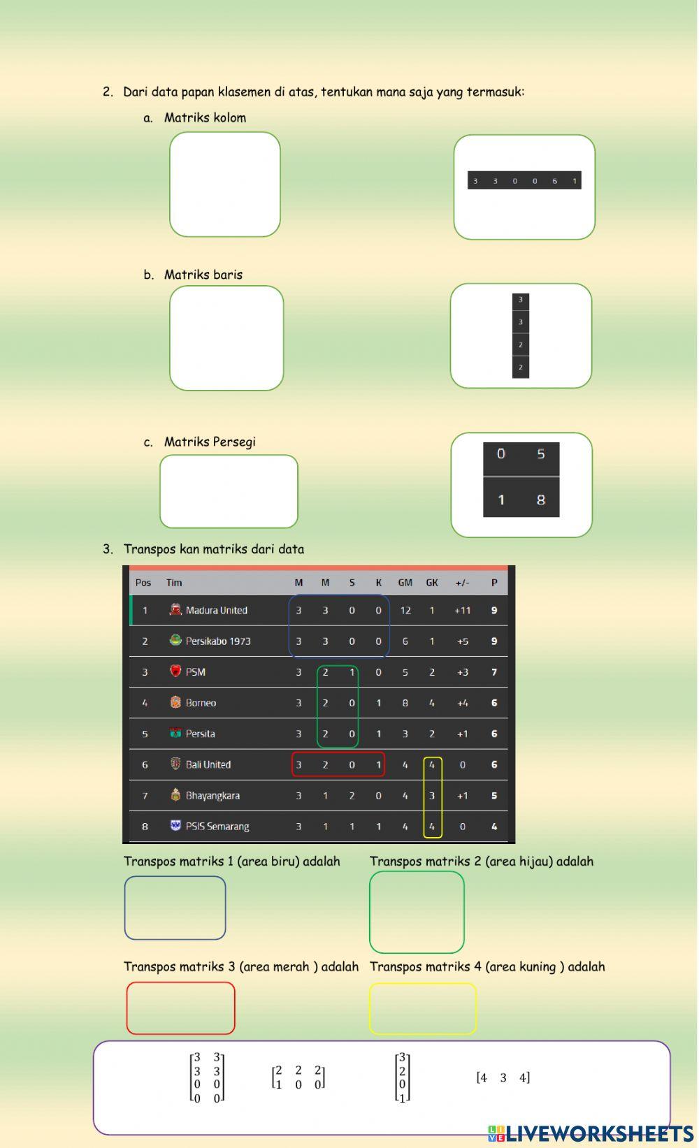 LKPD 3 P1 online exercise for | Live Worksheets