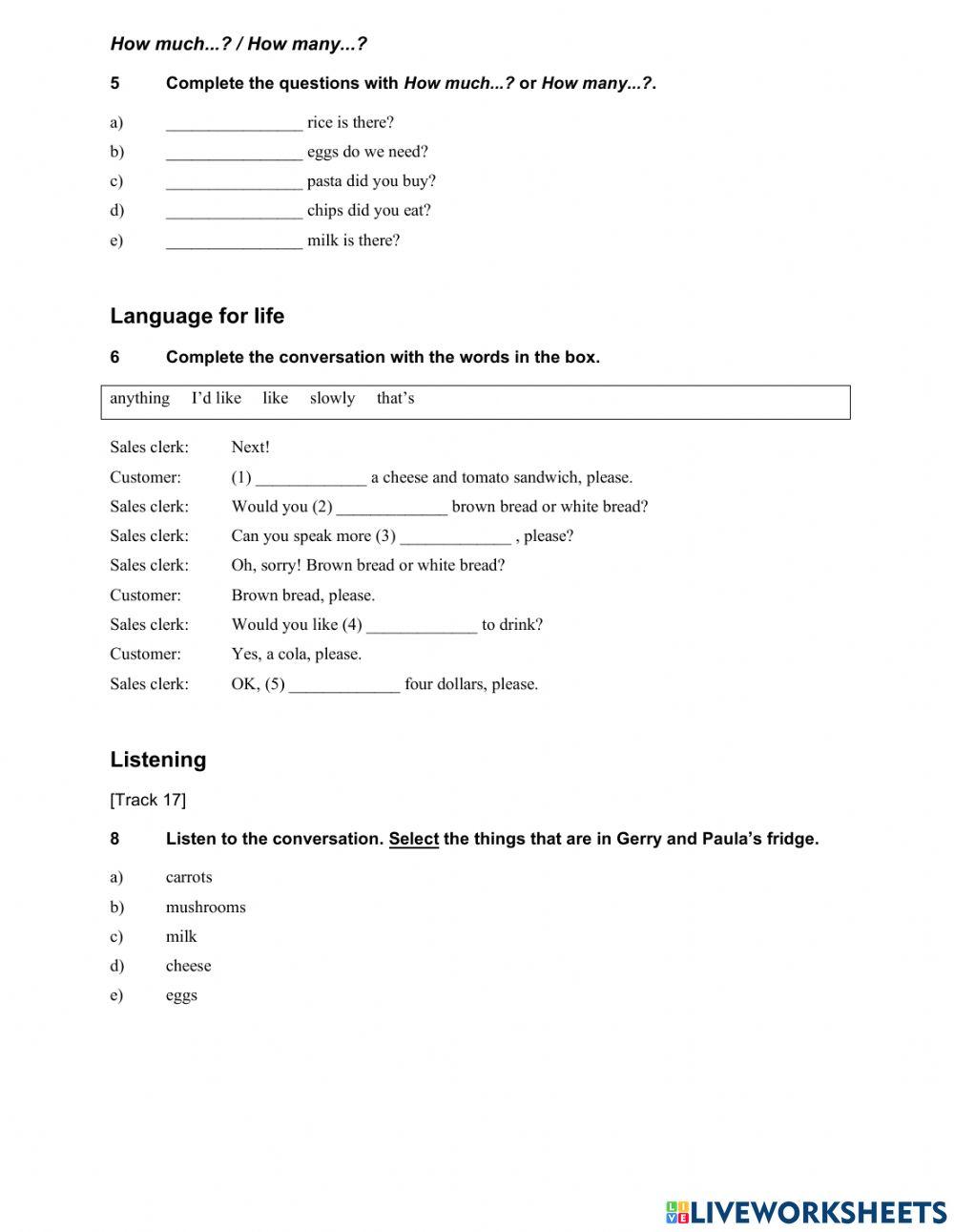 Aioee worksheet | Live Worksheets