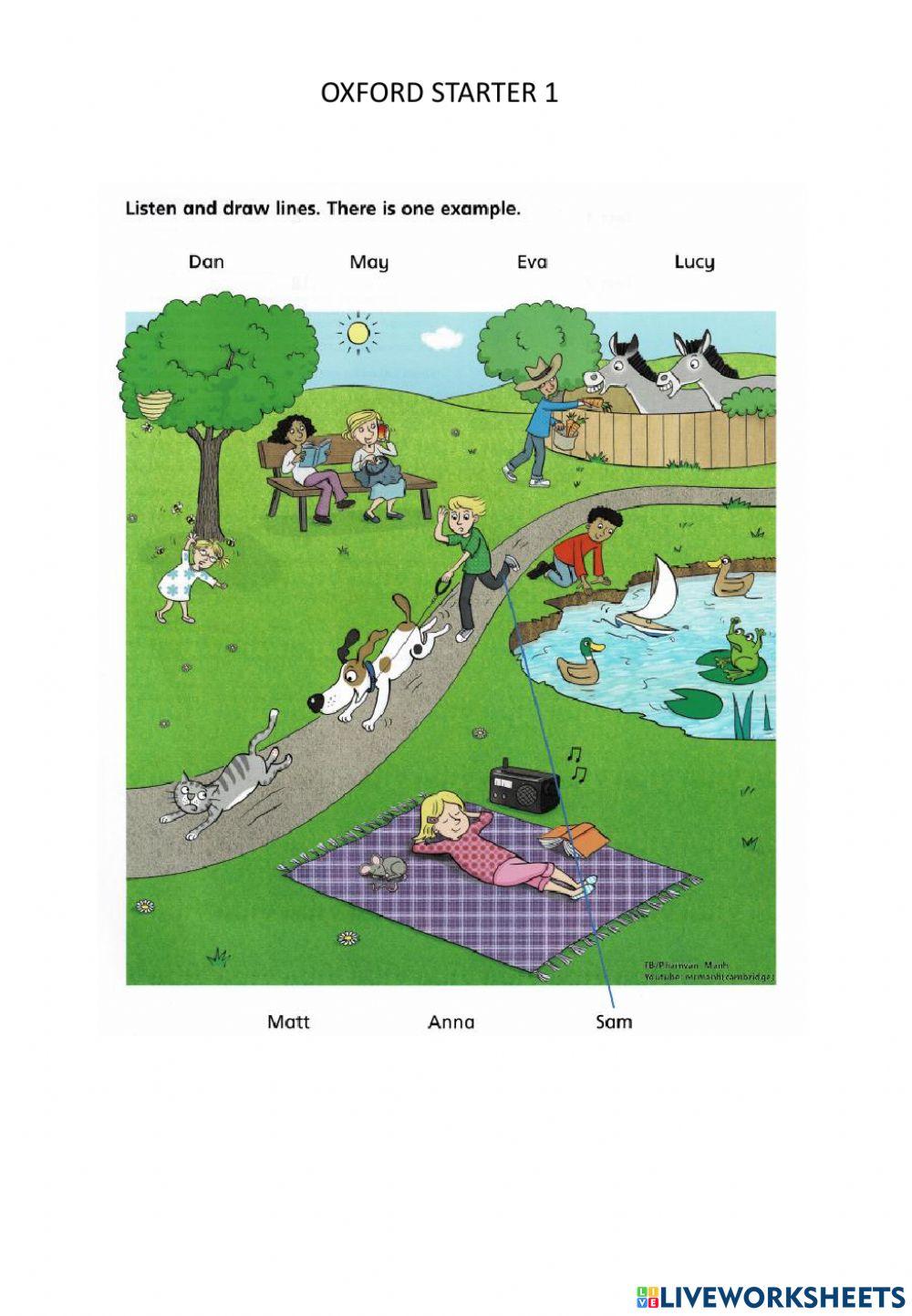 OXFORD STARTER 1 | Free Interactive Worksheets | 2415467