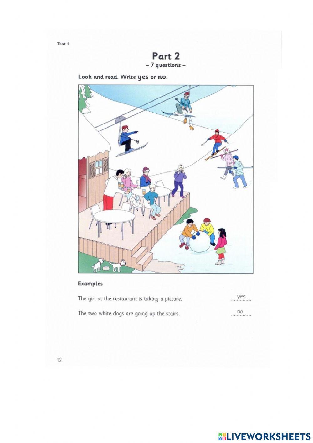 Flyers 8 - Test… | Free Interactive Worksheets | 4222282