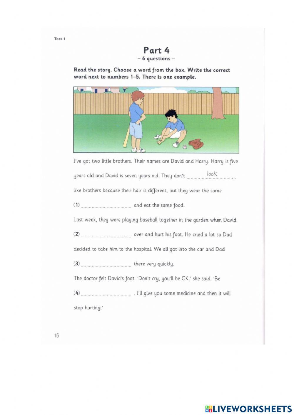 Flyers 8 - Test… | Free Interactive Worksheets | 4207751