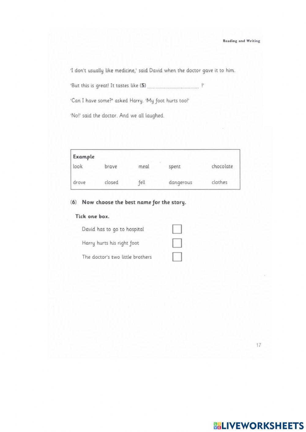 Flyers 8 - Test… | Free Interactive Worksheets | 4207751