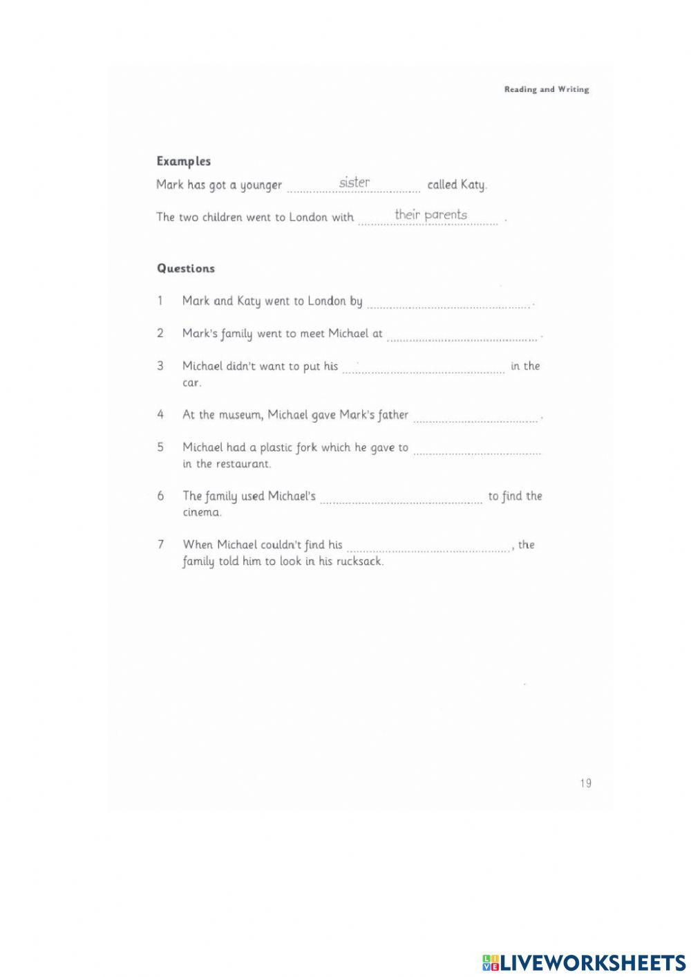 Flyers 8 - Test… | Free Interactive Worksheets | 4207751