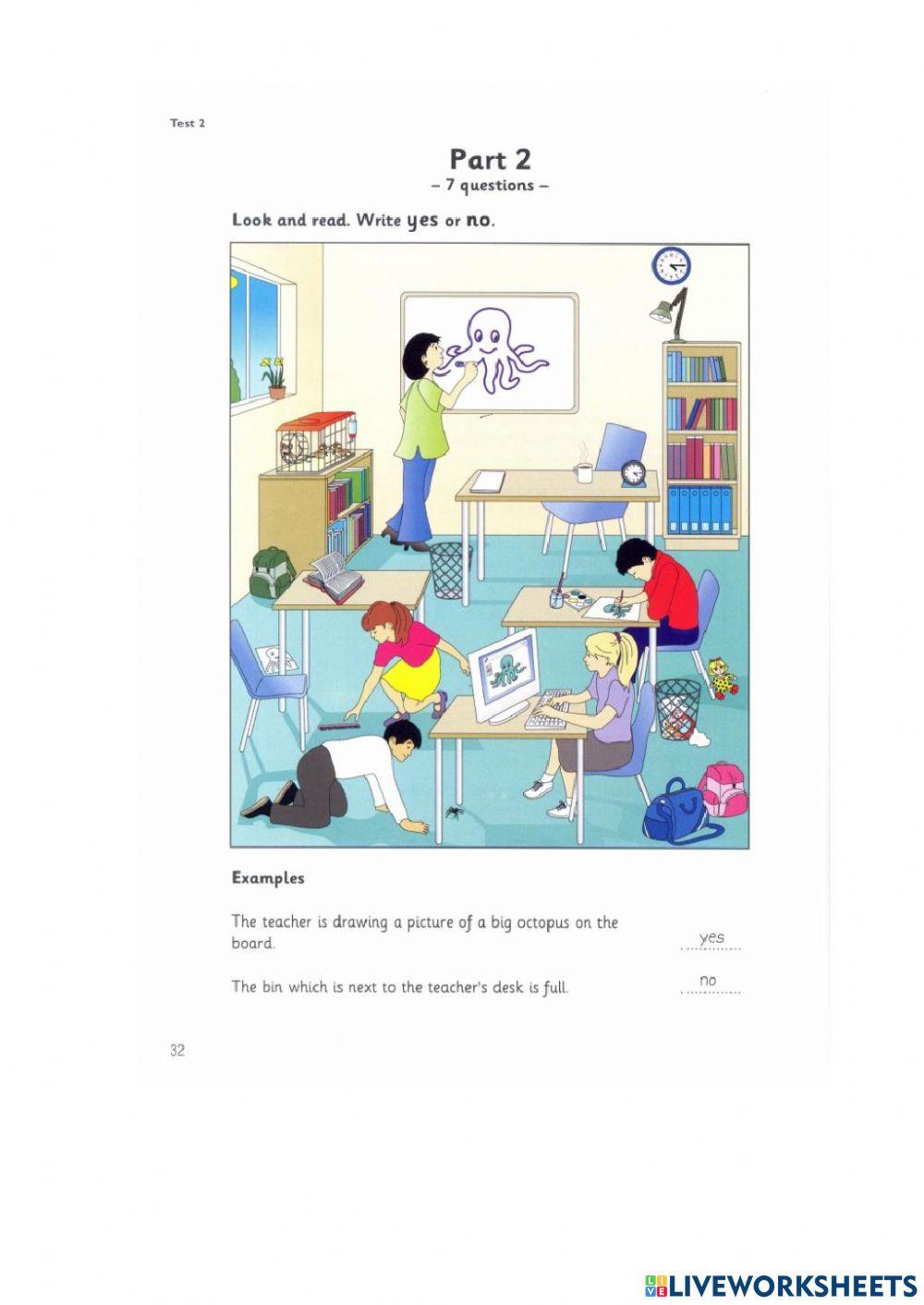 Flyers 8 - Test… | Free Interactive Worksheets | 4012604