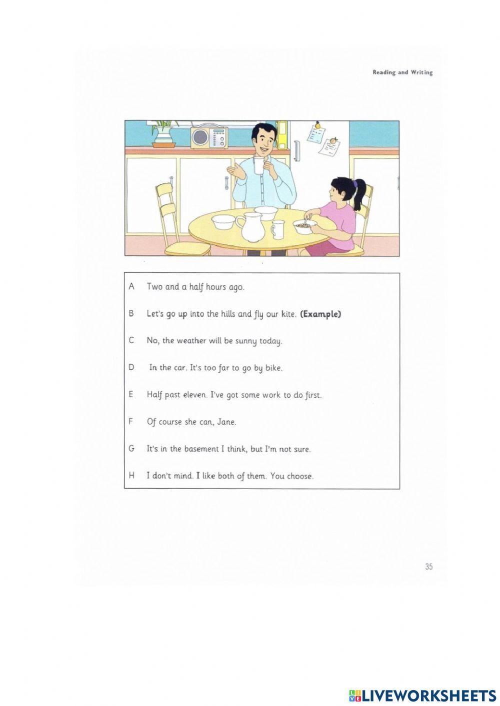 Flyers 8 - Test… | Free Interactive Worksheets | 4012604