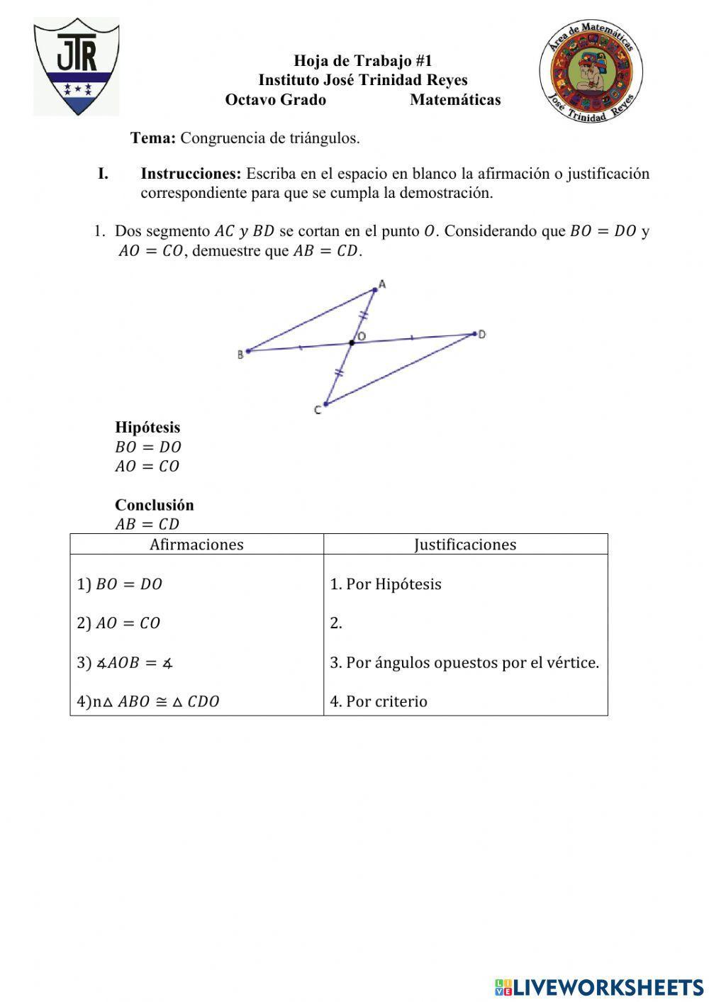 Hojas De Trabajo De Congruencia De Octavo Grado CONTANDO DE 2 EN 2 DE