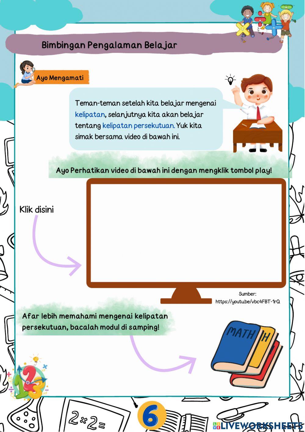 2107282 | Kelipatan | Cucu Nurhasanah | LiveWorksheets