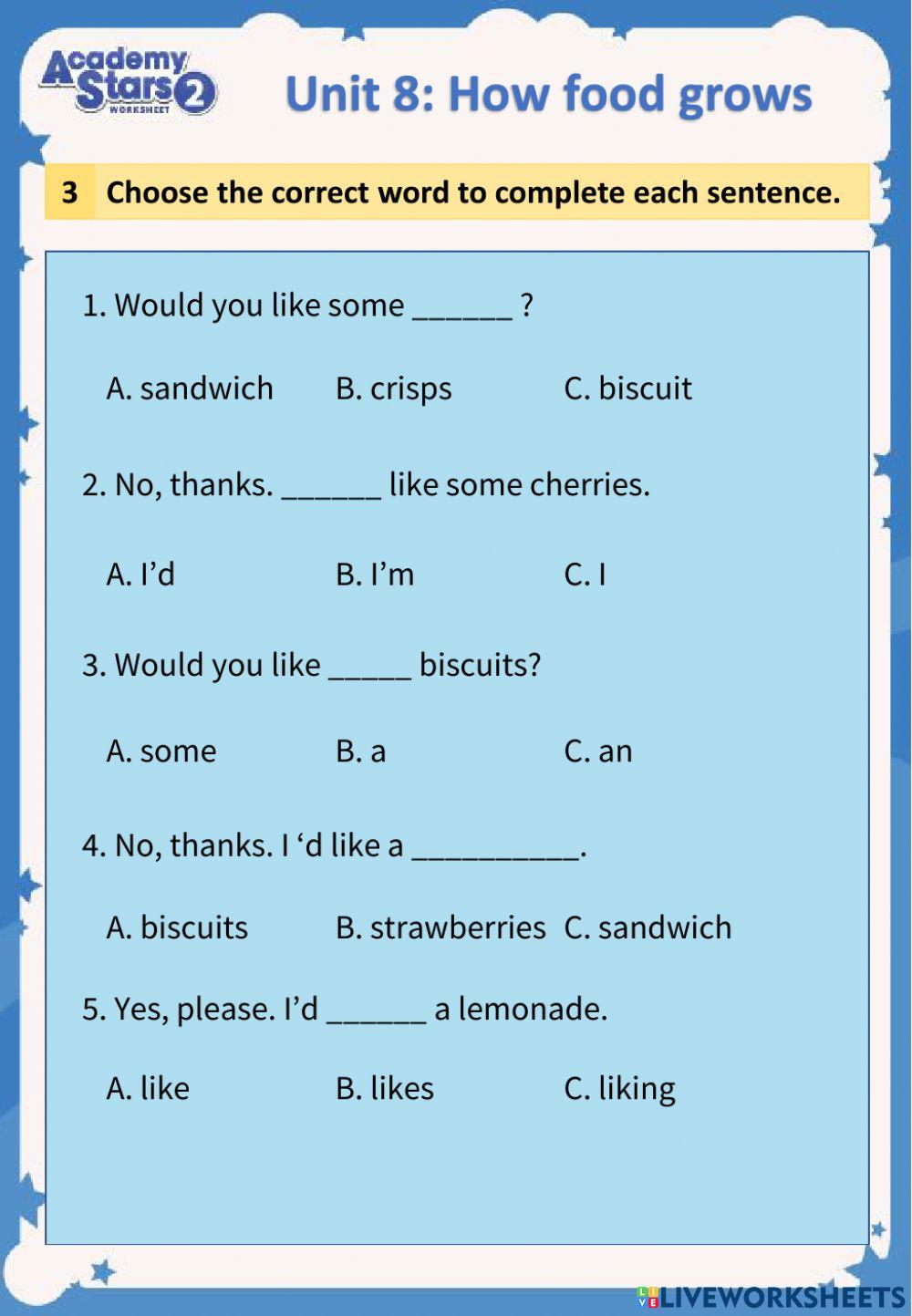 AS2-U8 | Free Interactive Worksheets | 2120905