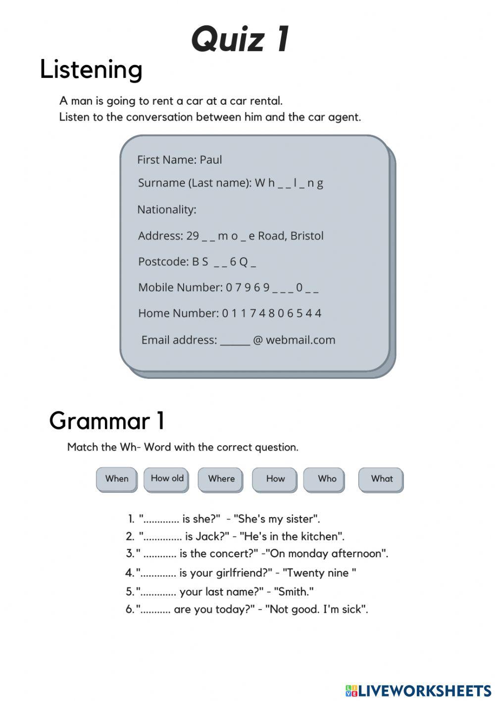 2121020 | Quiz 1- Elementary | PepaSilvia