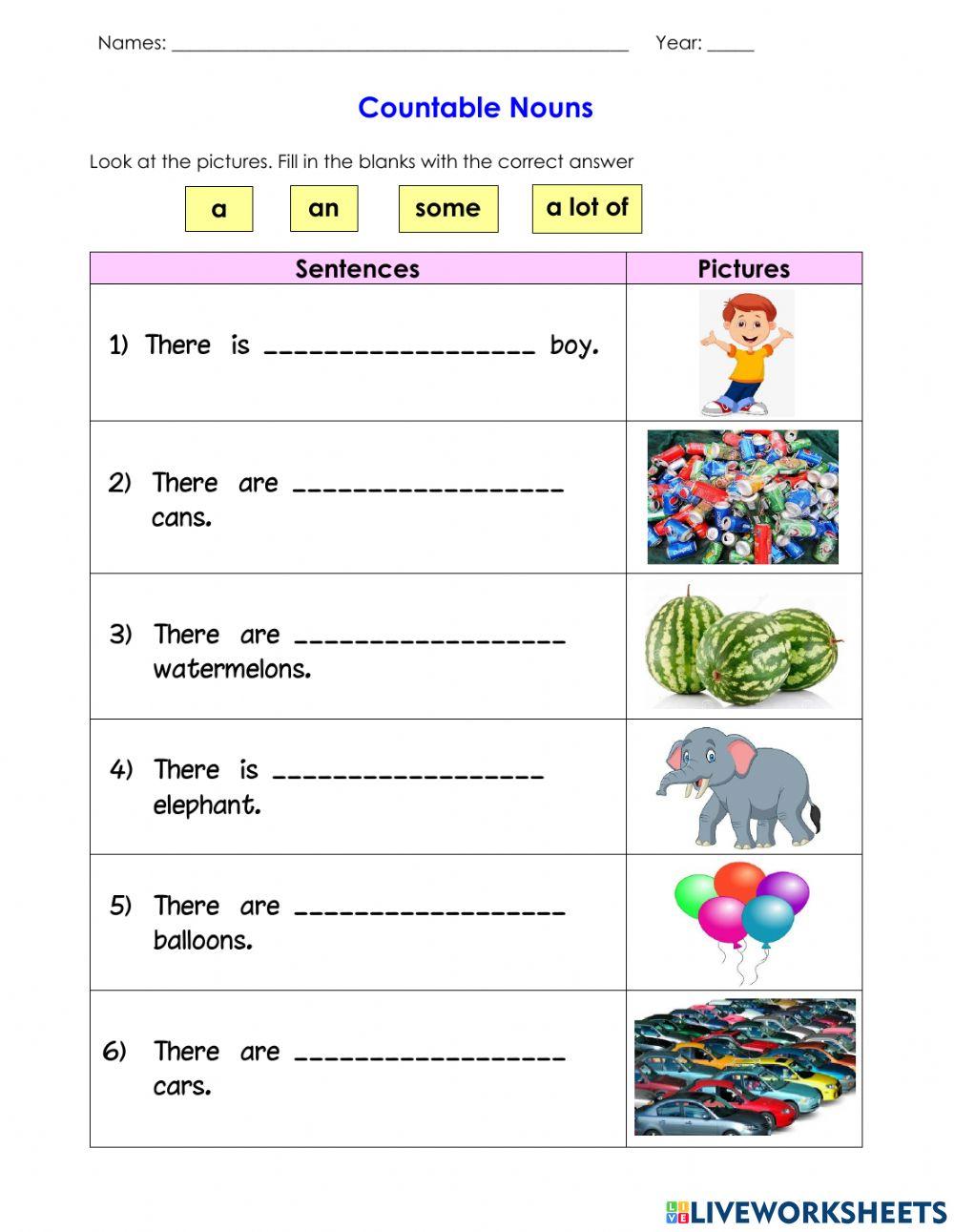 a some a lot of | Free Interactive Worksheets | 4090765