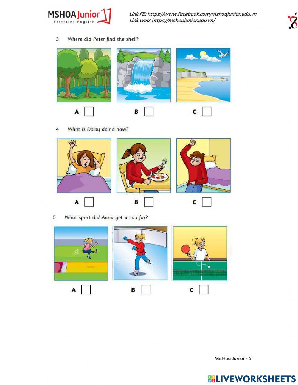 Big Exam 3 English as a Second Language (ESL) exercise | Live Worksheets