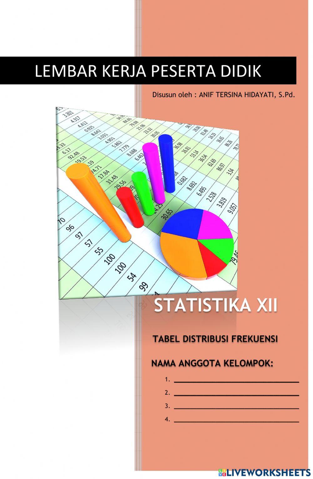 2416493 | Statistika: tabel Distribusi Frekuensi | Anif