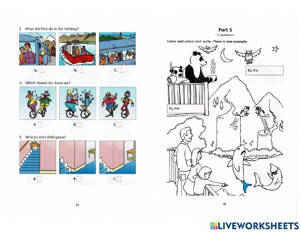 YLE-M-Test 3-2 worksheet | Live Worksheets