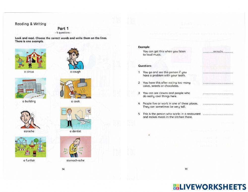 YLE-M-Test 3-2 worksheet | Live Worksheets