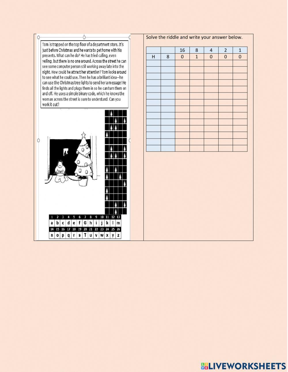 Break the Codes 2122598 | 1022anneb | Live Worksheets