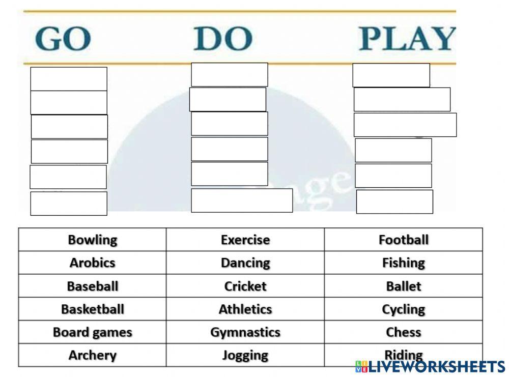 Free time activities online exercise for basic level | Live Worksheets