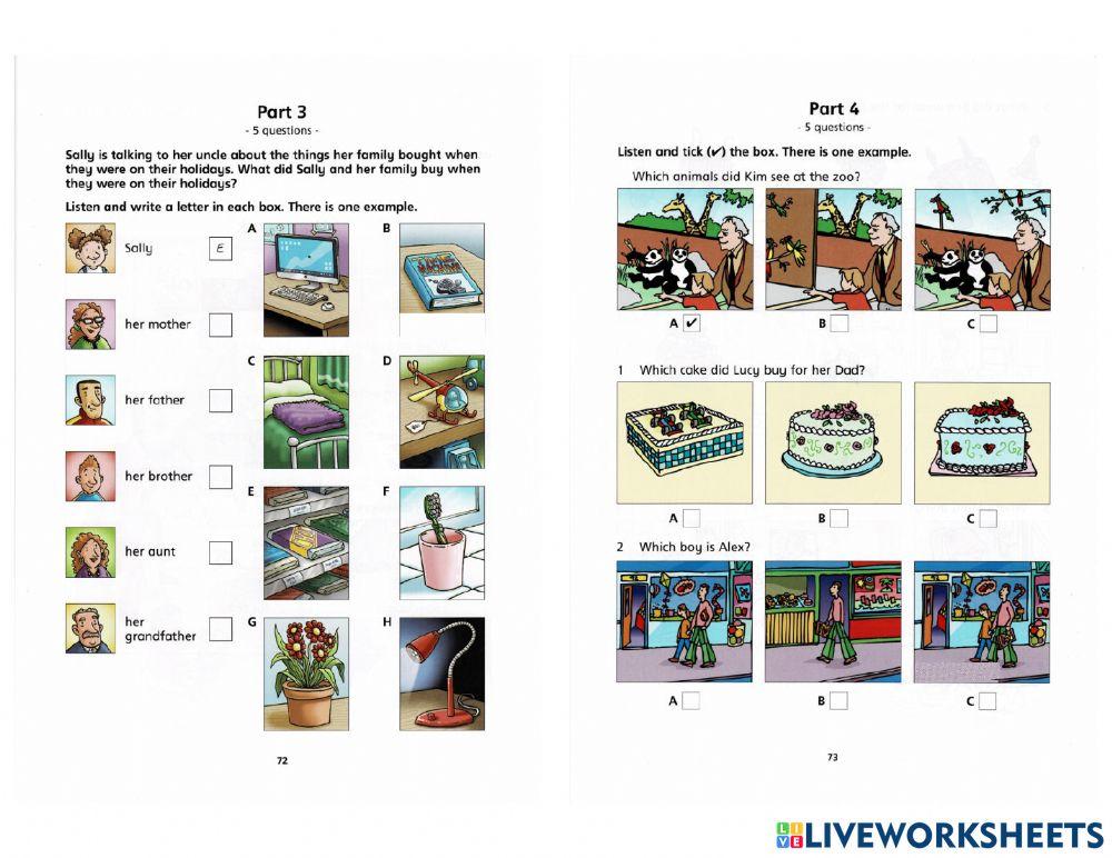 M-Test 4-2 worksheet | Live Worksheets
