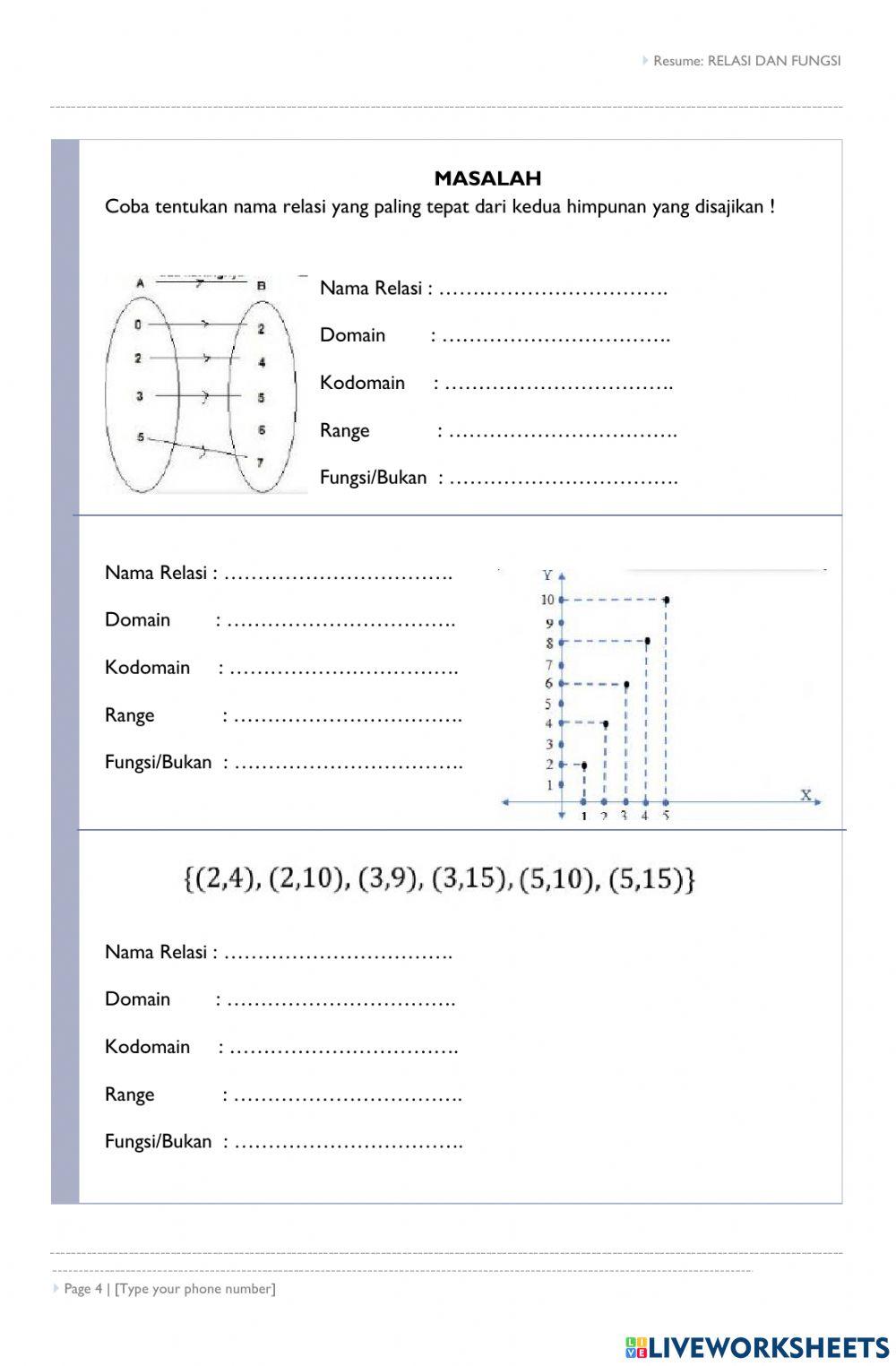 LKPD Relasi Kel… | Free Interactive Worksheets | 2123522