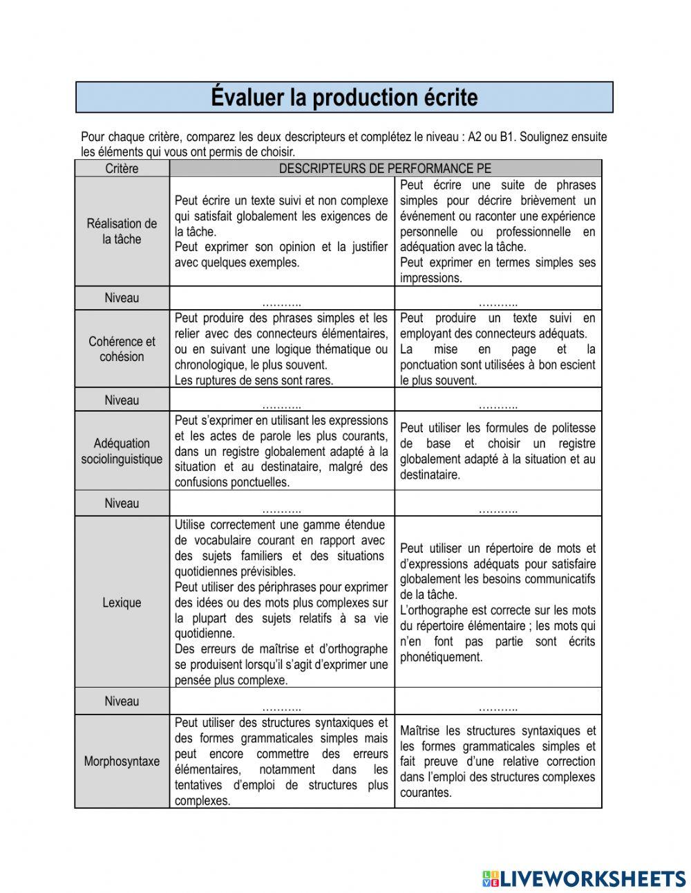 B1 activity for b1 | Live Worksheets