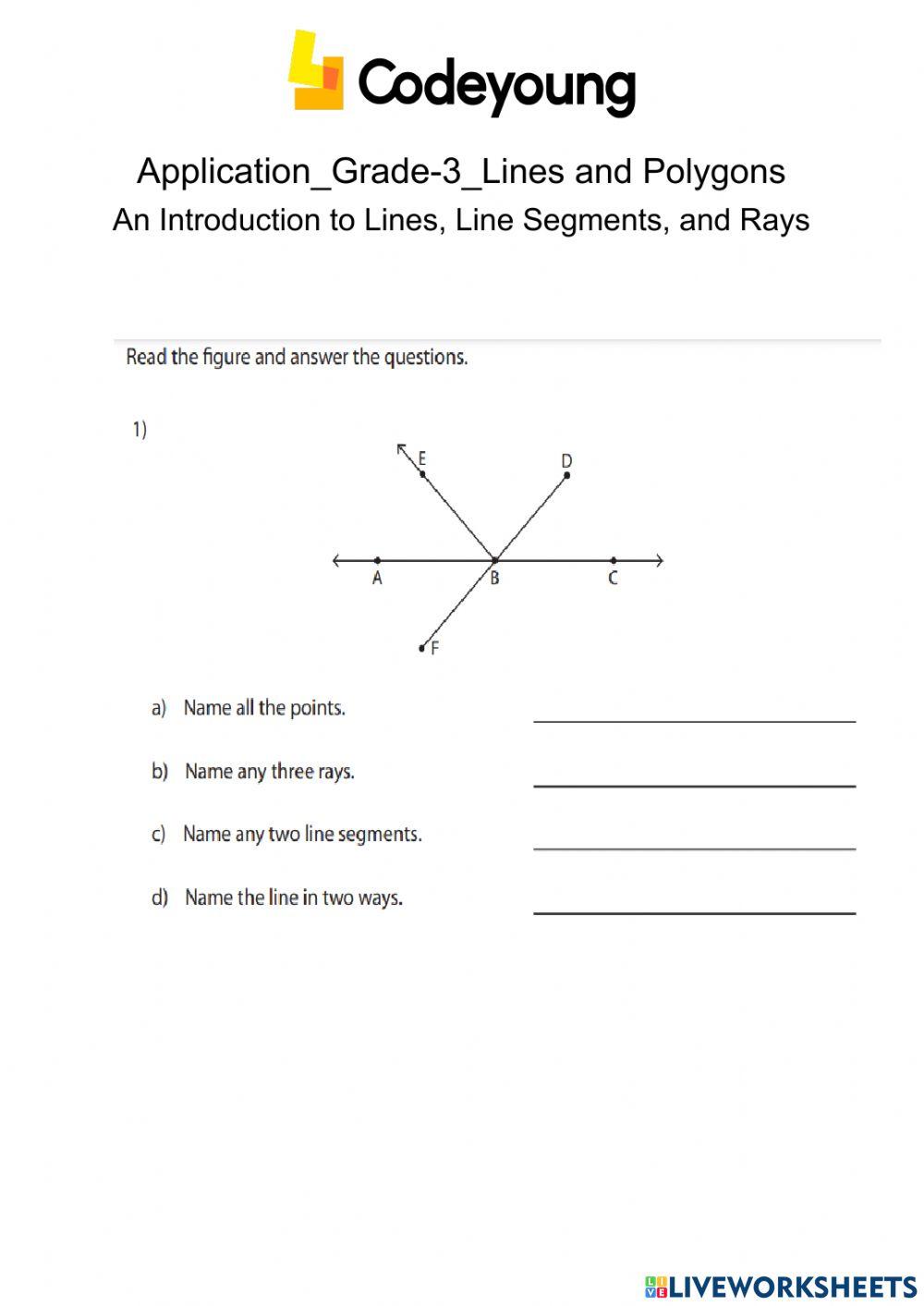 2123651 | An Introduction to Lines, Line Segments, and