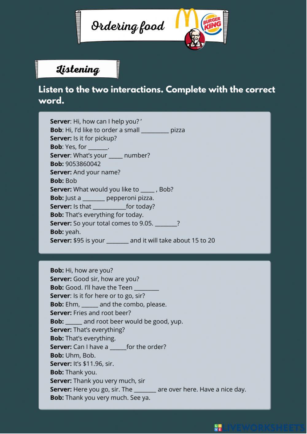 2123693 | Ordering at the food court | PepaSilvia