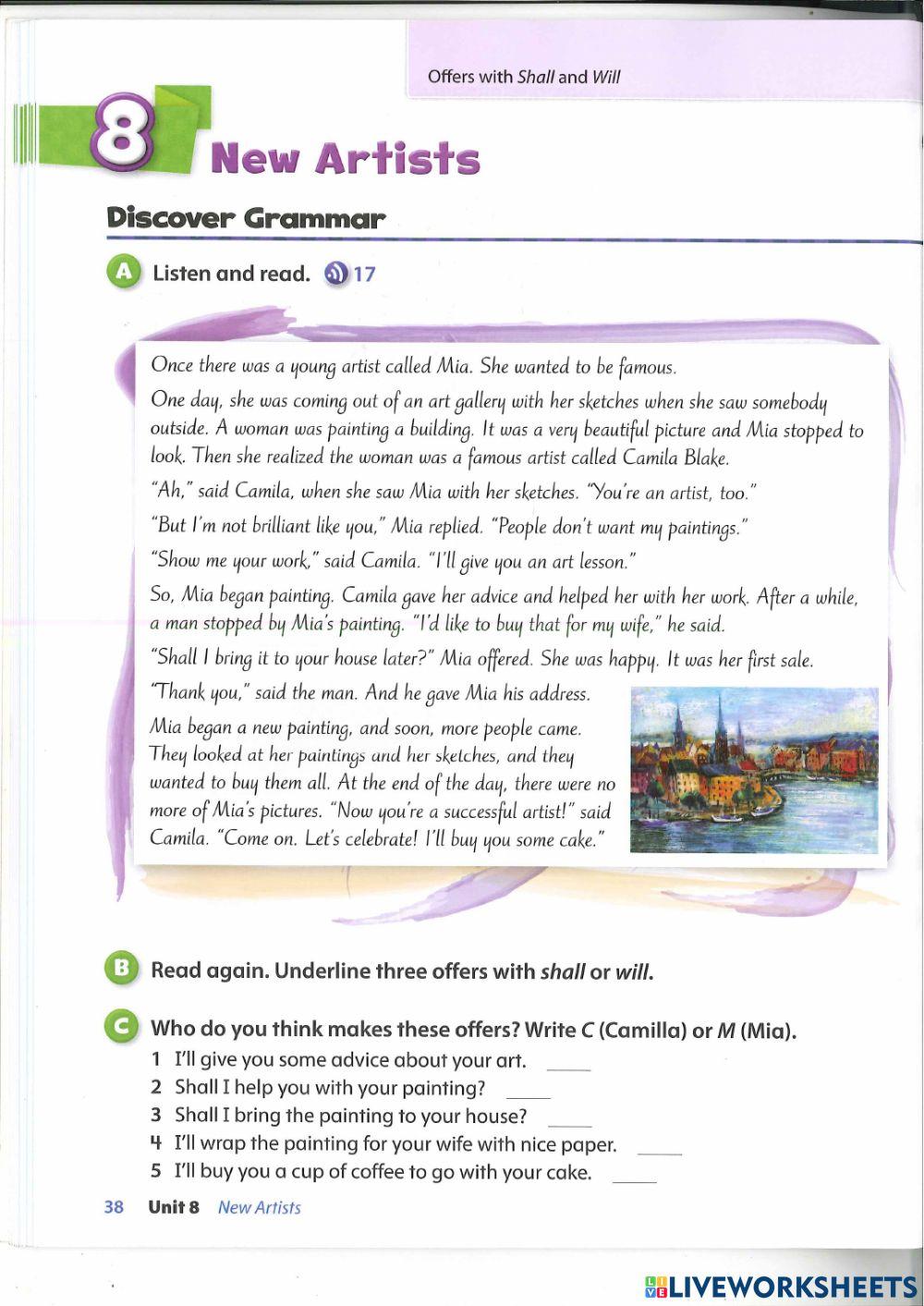 Discover grammar 4 activity | Live Worksheets