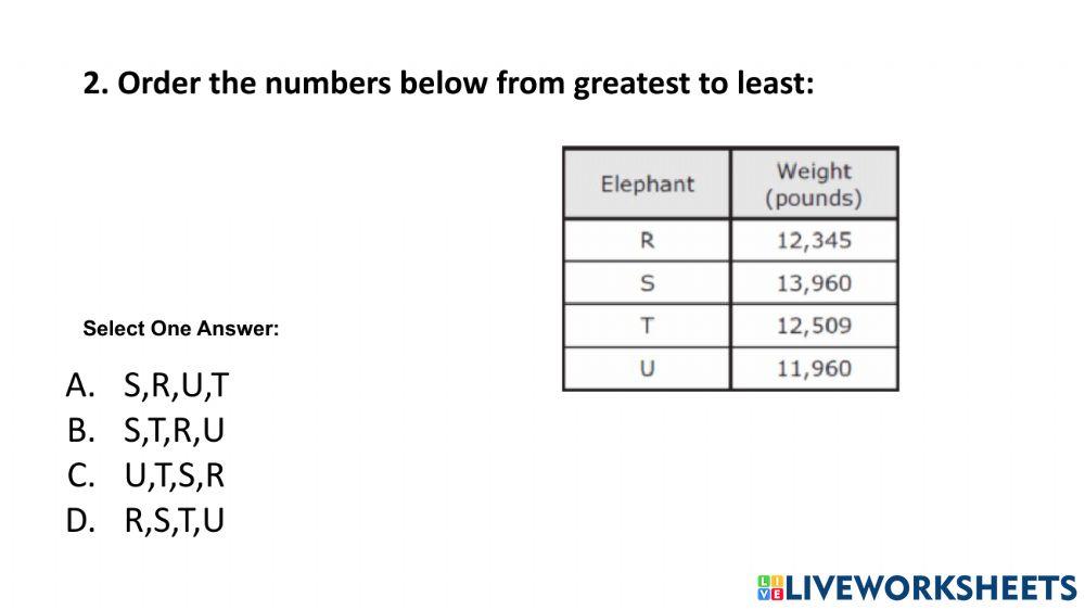 Chapter Review | Live Worksheets