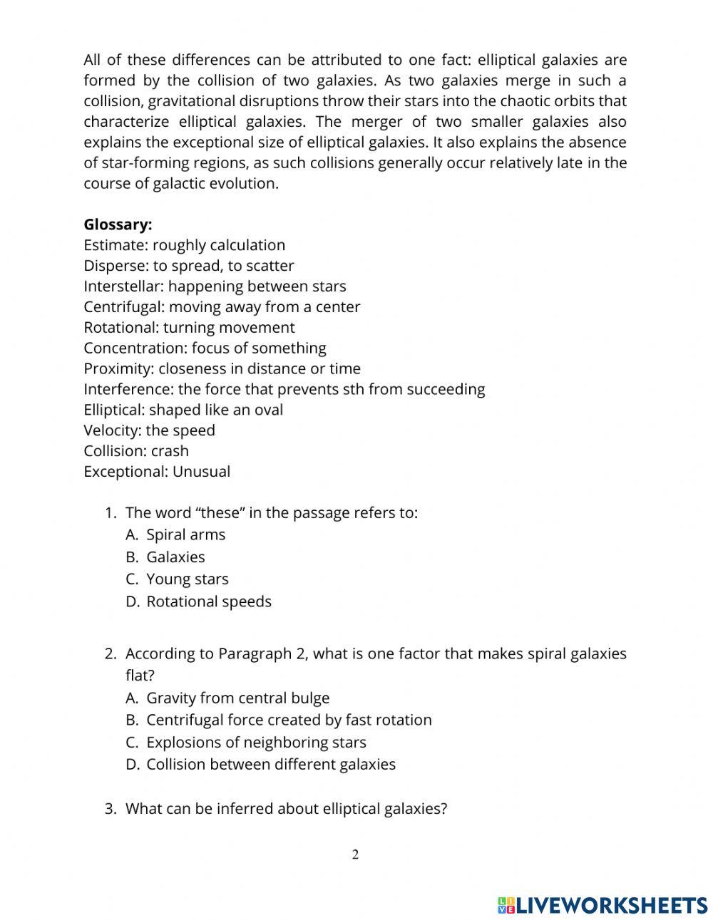 READING PRACTICE FOR FINAL - TRS501 online exercise for | Live Worksheets