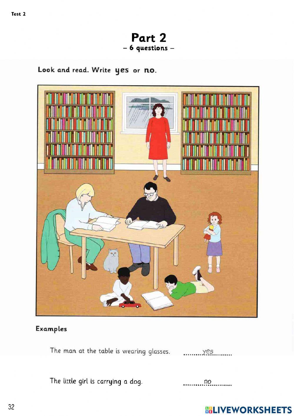 Reading test online exercise for grade 4 | Live Worksheets