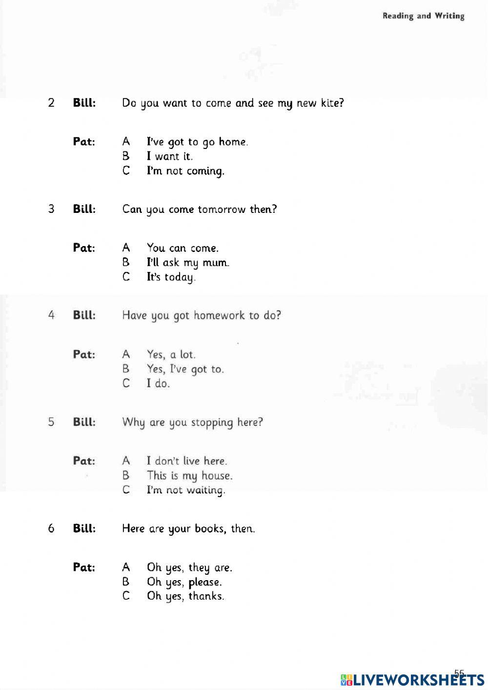 Reading test online exercise for grade 4 | Live Worksheets