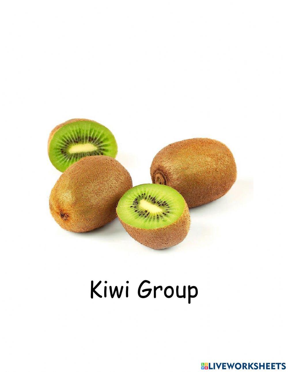 Kiwi Group worksheet | Live Worksheets