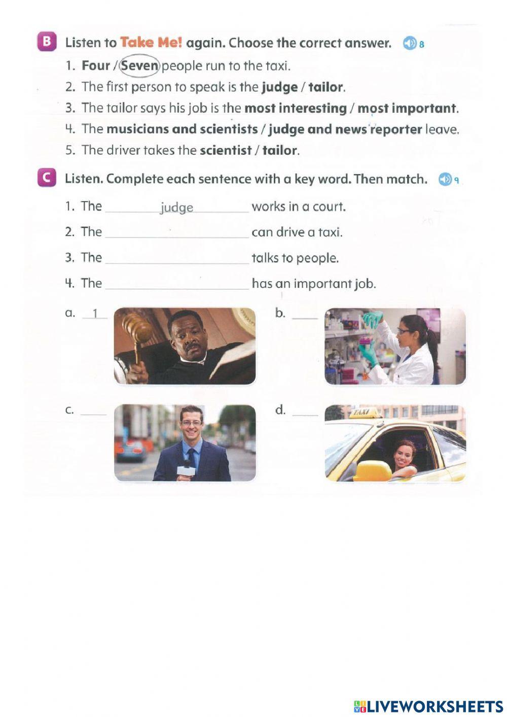 Listening with Speaking 3 - Unit 1 worksheet | Live Worksheets