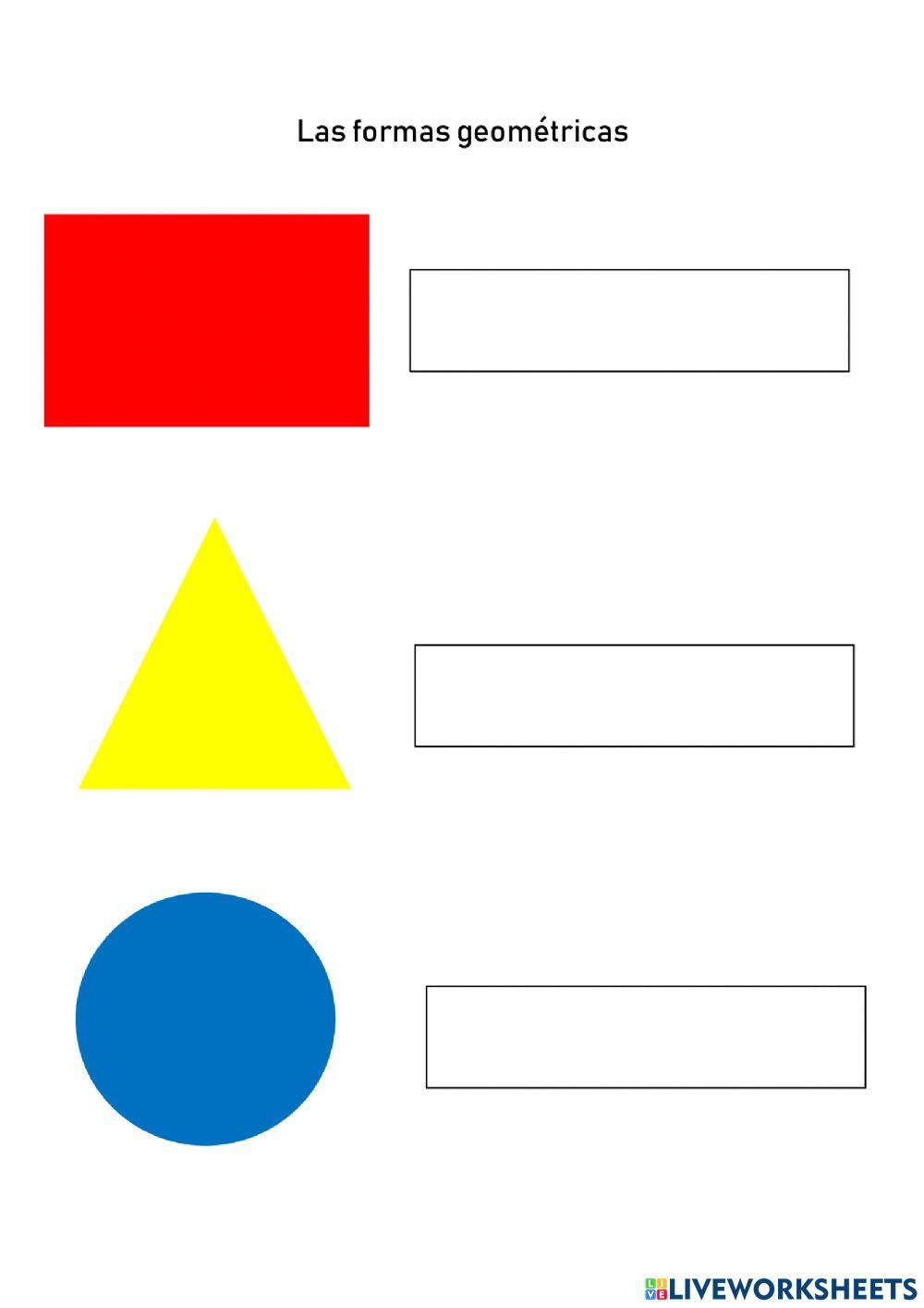Las formas geom… | Free Interactive Worksheets | 2127191