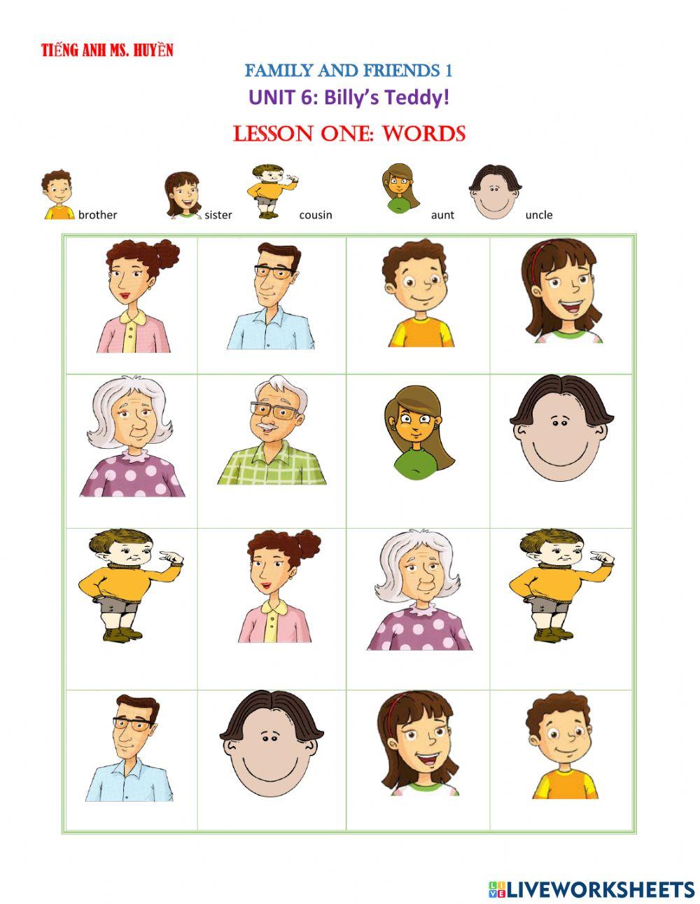 2127408 | Ff1, unit 6. billy's teddy | Nguyễn Thị Huyền