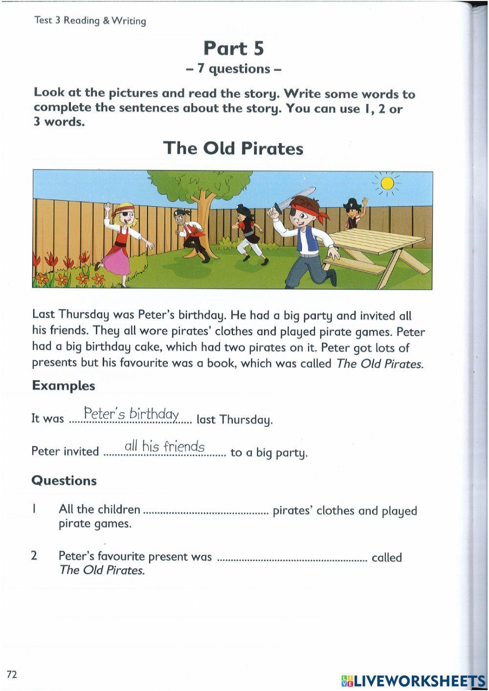 Movers Part 5,6 | Free Interactive Worksheets | 2127420
