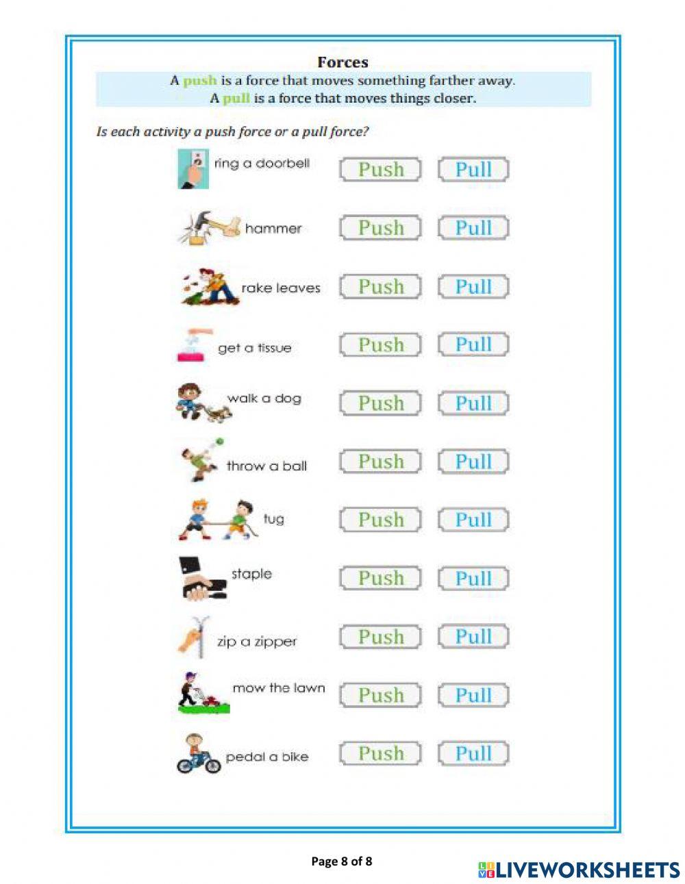 Science Holiday Homework Year 5 - Term 2 (2022) online exercise for ...