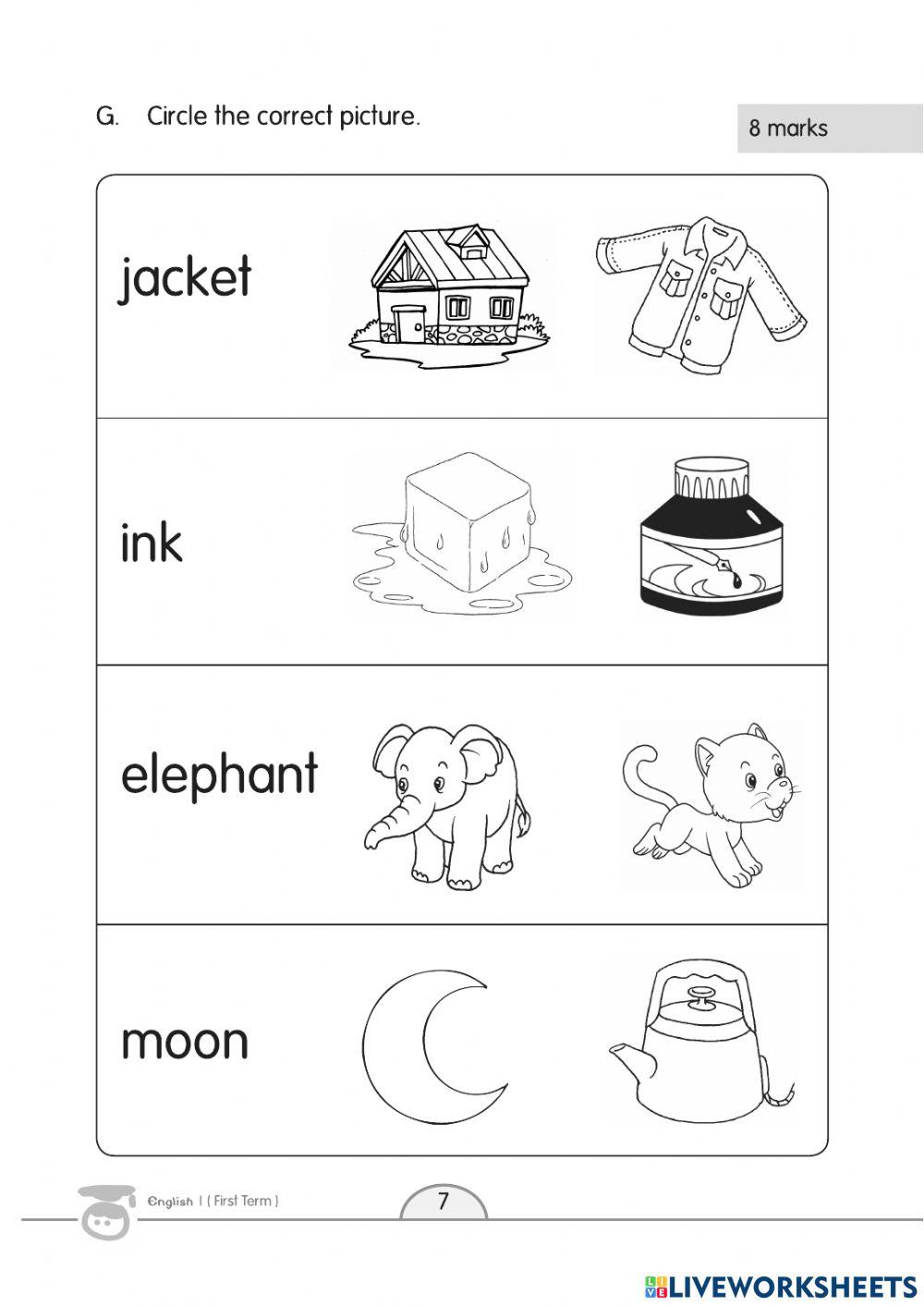 Eng - N1 - pg6 worksheet | Live Worksheets