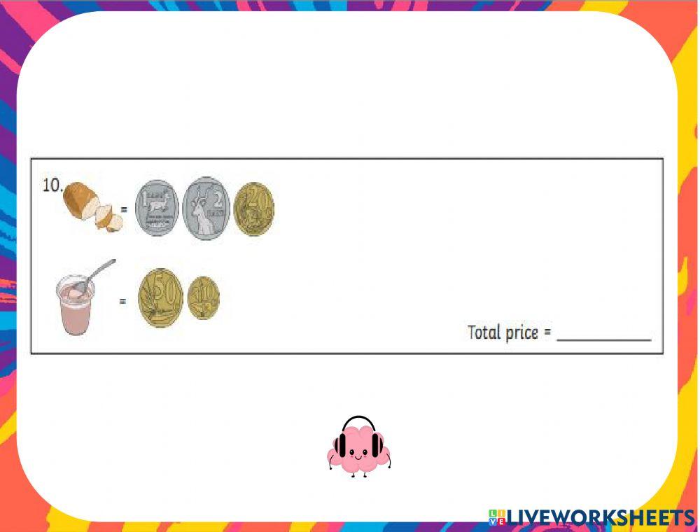 Words sums exercise | Live Worksheets