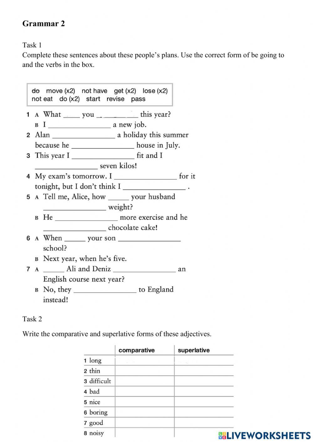 Elementary exam online exercise for | Live Worksheets