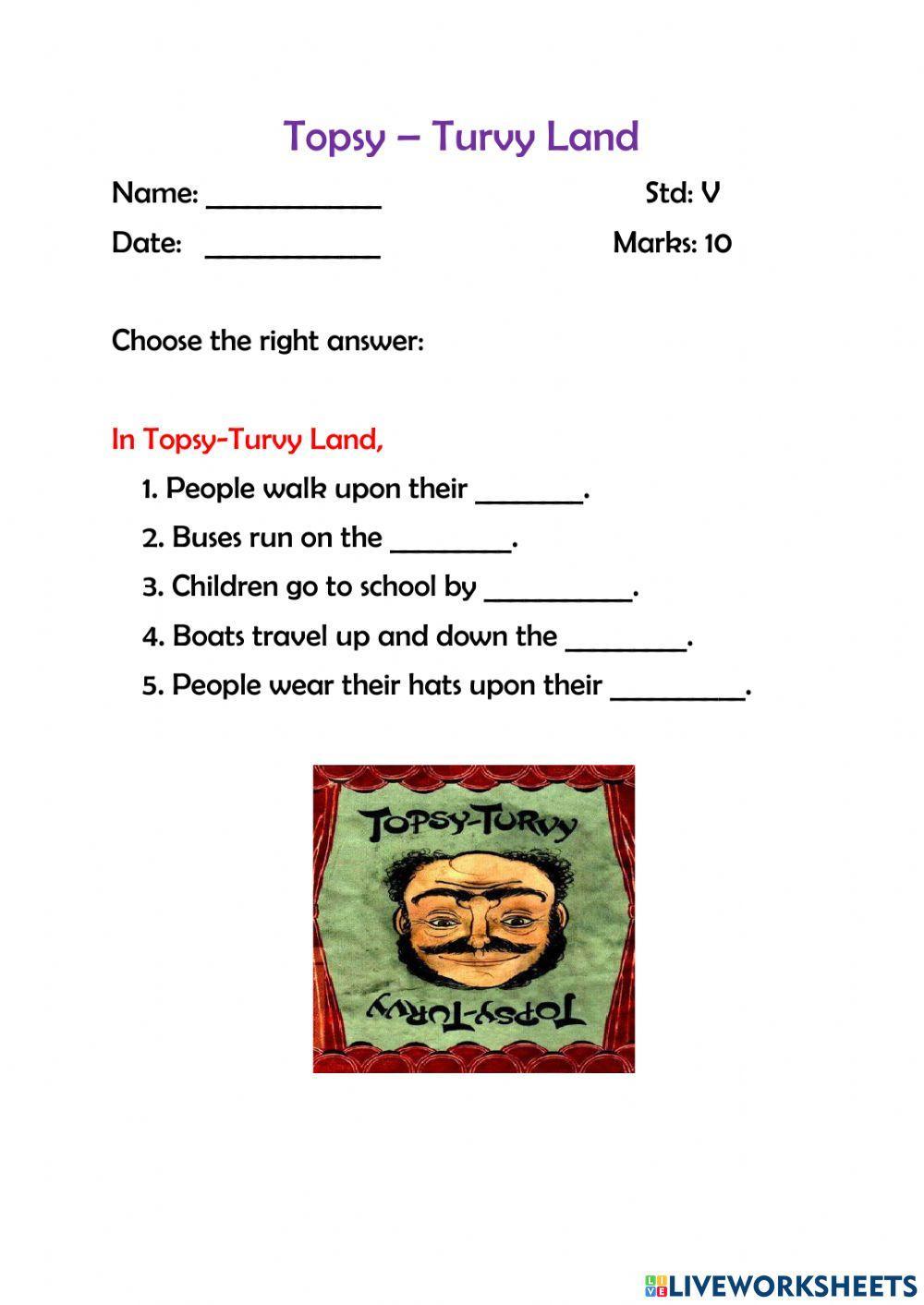 STC PUDUCHERRY | Topsy turvy land 2128437