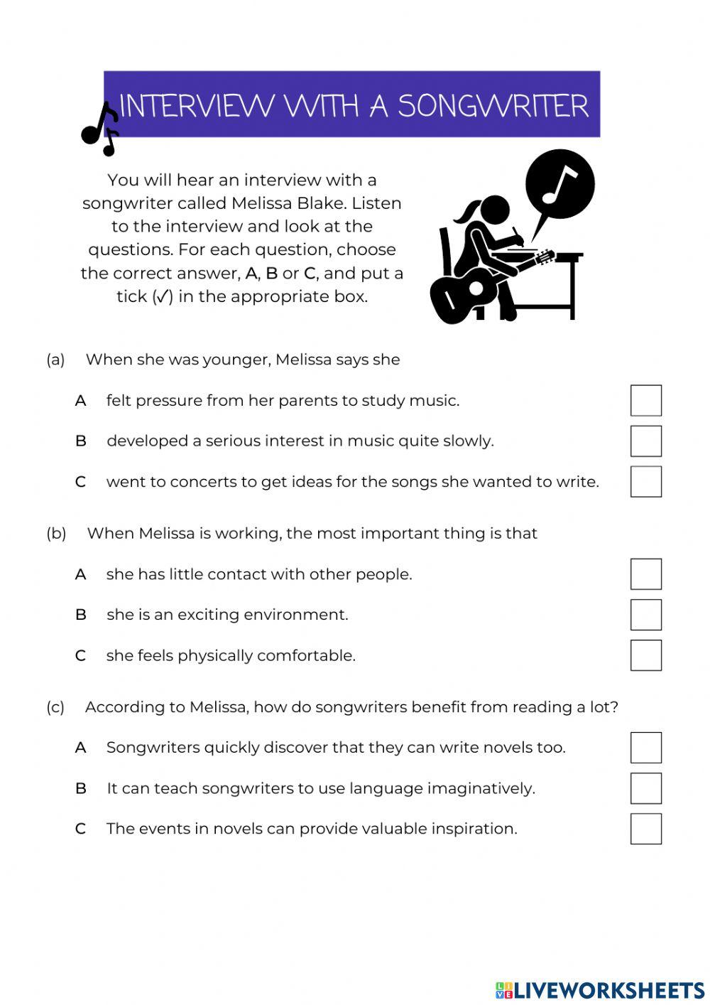 4203416 | Interview with a songwriter (sapphire) | Amirah