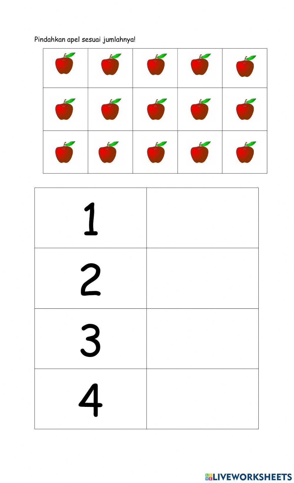 Berhitung online pdf activity | Live Worksheets
